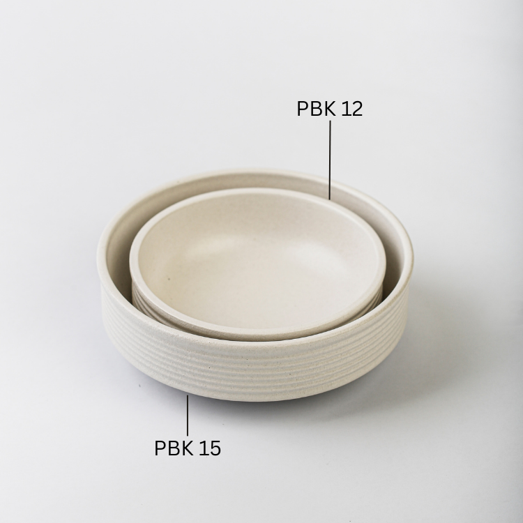 FUSION PBK12 & PBK15 Stacking Bowl 12cm & 15cm – Claytan Fine China